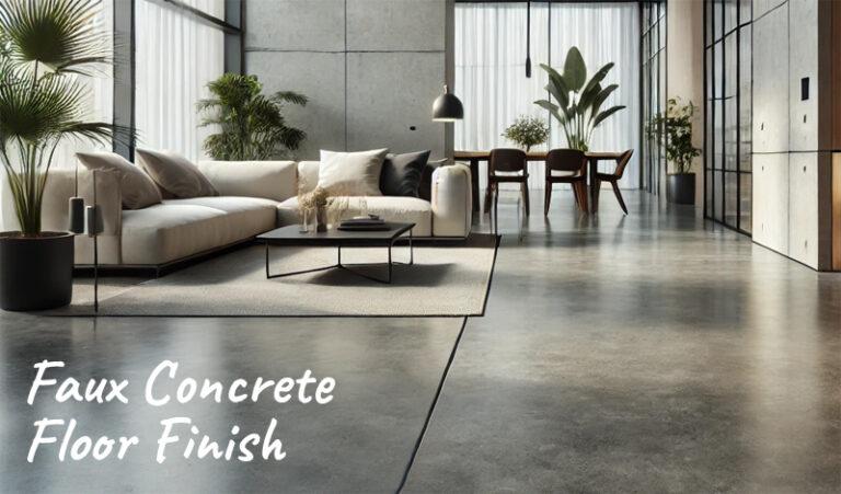 How to Create a Faux Concrete Floor Finish: Step-by-Step Guide